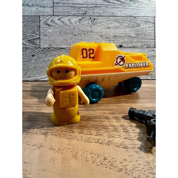 Toys | Vintage Yellow Explorer Car Toy Figure Gun Hong Kong Vehicle ...